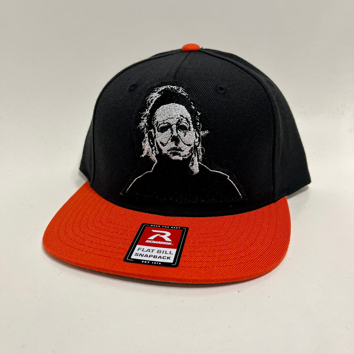 Jesse J’s Michael Myers Halloween Black and Orange Richardson Snapback – JonnyCaps